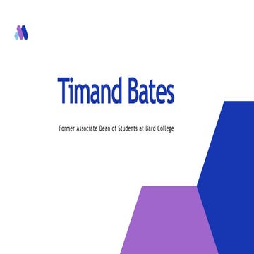 Timand Bates - A Gifted and Versatile Individual - Kingston, NY.pdf