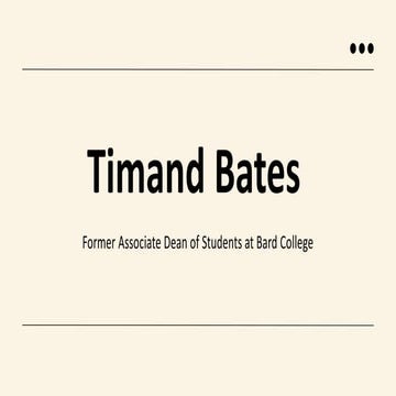 Timand Bates - A Visionary and Driven Leader - Kingston, NY.pdf