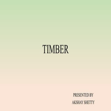 Timber | PPT