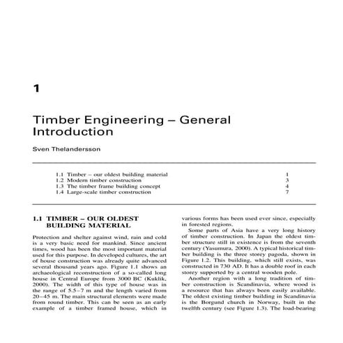 Timber construction | PDF