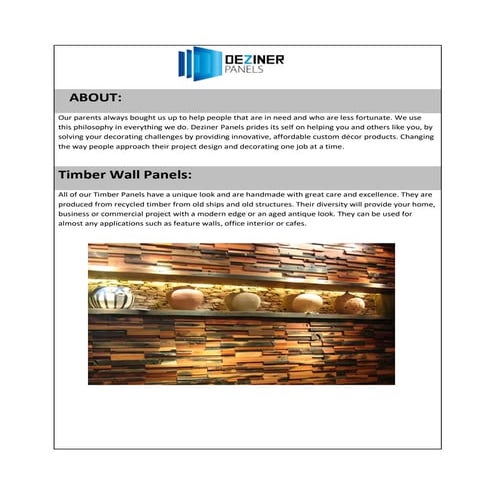 Architectual wall panels | PPTX