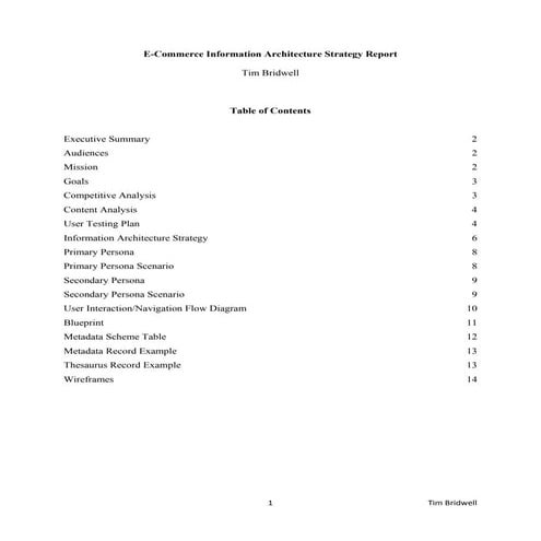 Timbridwell presentations
