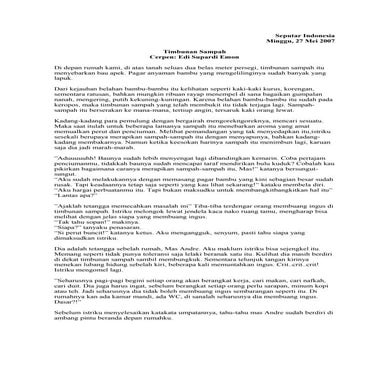 Belajar dari kisah semut dan lalat | DOCX
