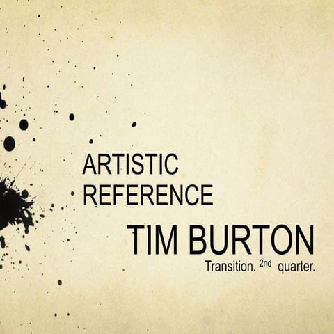 Transition Tim burton set desig | PPTX