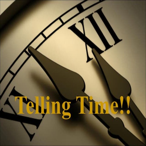 Telling Time | PPT