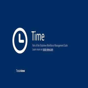 Totalview Time | PPT