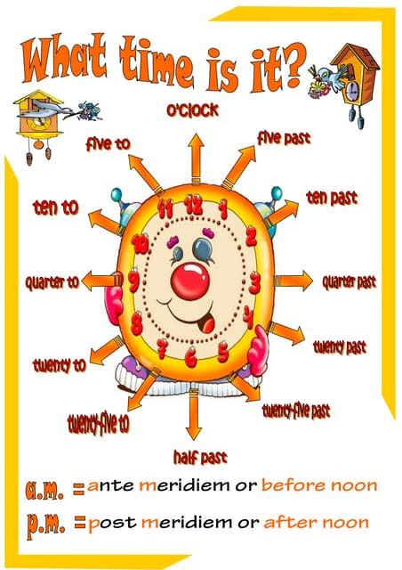 Telling time lesson plan | PPT