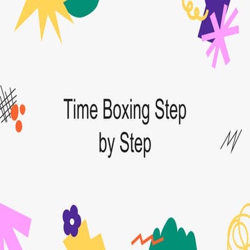 time-boxing-step-by-step background slide | PPTX