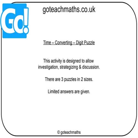 Time-Convehblbjlhbrting-Digit-Puzzle.pptx