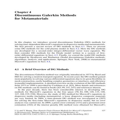 Time Domain Finite Element Methods For Maxwells Equations In