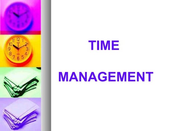 Time Management for Students | PPT