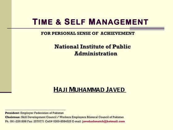 Time management ppt | PDF