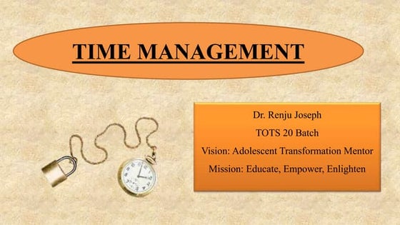Effective time management | PPT