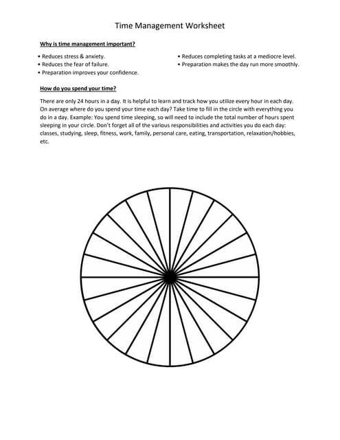 How do you spend your time | PDF