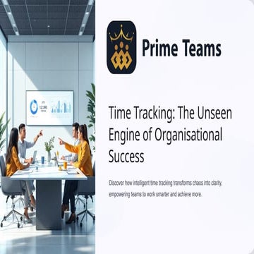 Time Tracking: The Key to Better Team Performance & Project Success | PPTX