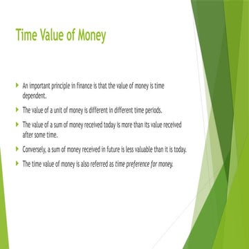 time-value-of-money for bba students. The most important topic. | PPTX