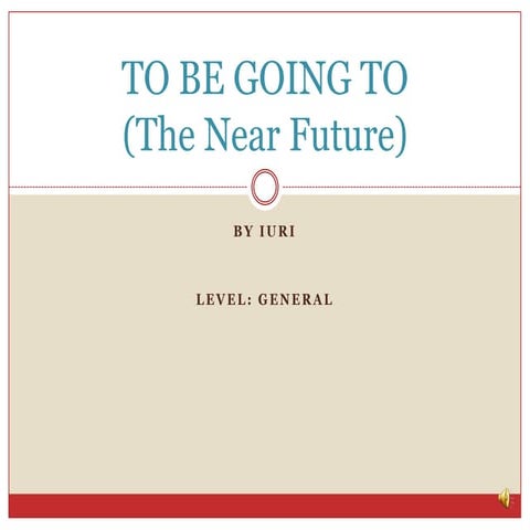 Time9 to be going to | PPTX