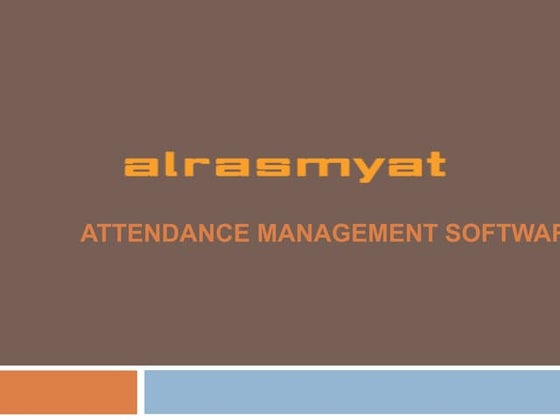Attendance Management Software | PPT