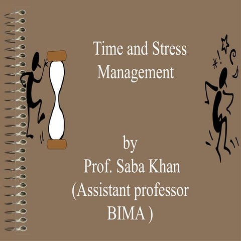 time and stress management.pptx for presentation | PPT
