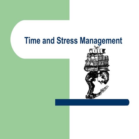 Time and stress management skills | PPS