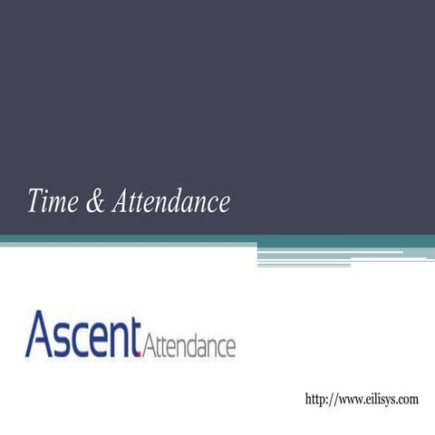 Time & attendance | PPTX