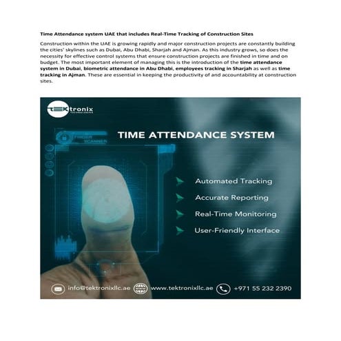 Streamlining Operations The Power of Time Attendance Systems in UAE.docx