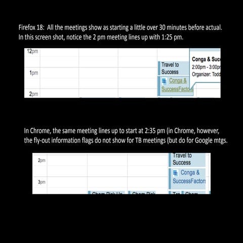 Time bridge alignment | PPTX