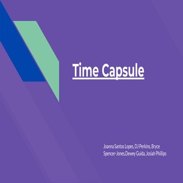 Time capsule | PDF