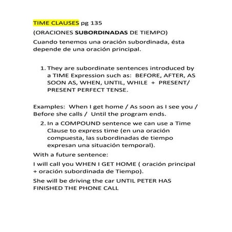 Time clause | PDF