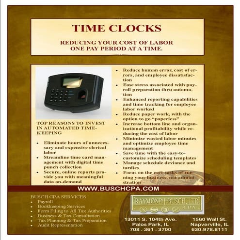 Time Clocks | PDF