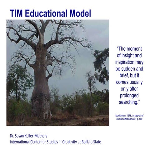 Tim education model | PPTX