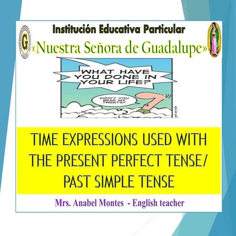 Time expressions present perfect past simple 5° a | PPT