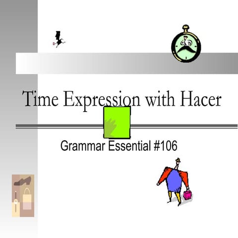 Time expressions with hacer | PPT