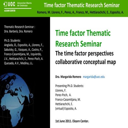 Time factor Seminar | PPT