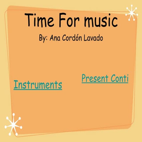 Time for music | PPT | Music | Entertainment