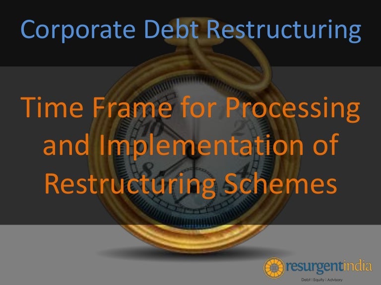 Time Frame for Processing and Implementation of Restructuring Schemes…
