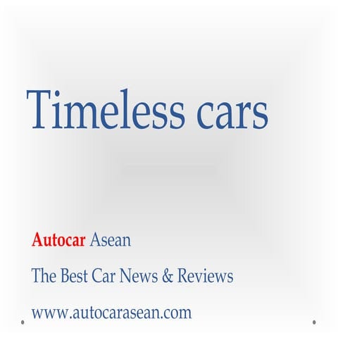Timeless cars | PPT