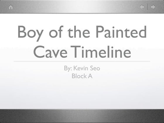 Boy of the Painted Cave Timeline | KEY | Books and Literature