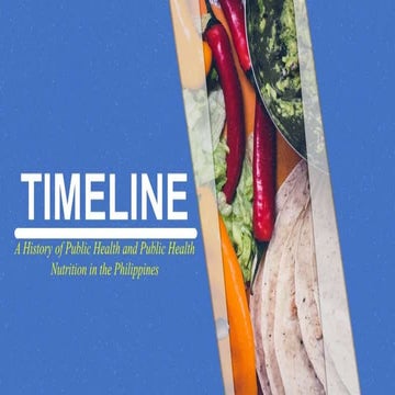 Timeline of Public Health and Nutrition in the Philippines | PPTX