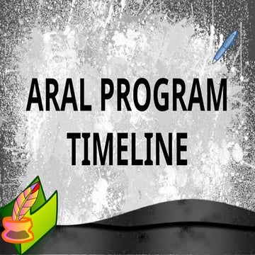 sample timeline TIMELINE-ARAL PROGRAM.pptx