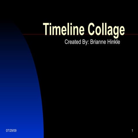 Timeline Collage | PPT