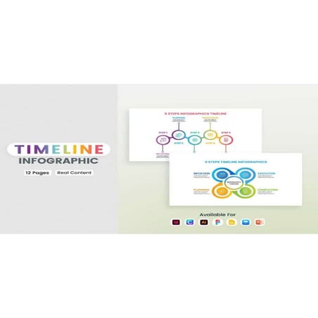 Timeline Infographic Template | 12+ Best Unique Slides | PDF