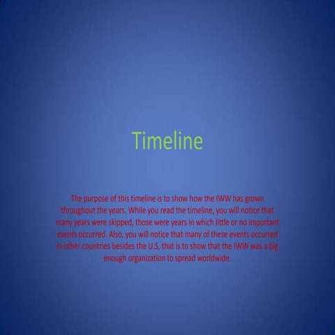 The international labor movement | PPTX