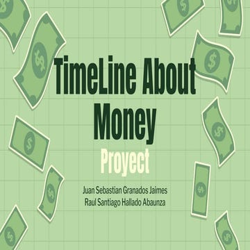 TimeLine about money epical history okey?? | PPT