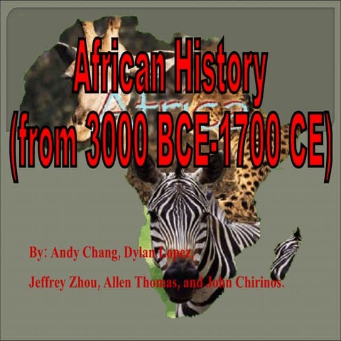 Timeline Africa | PPT