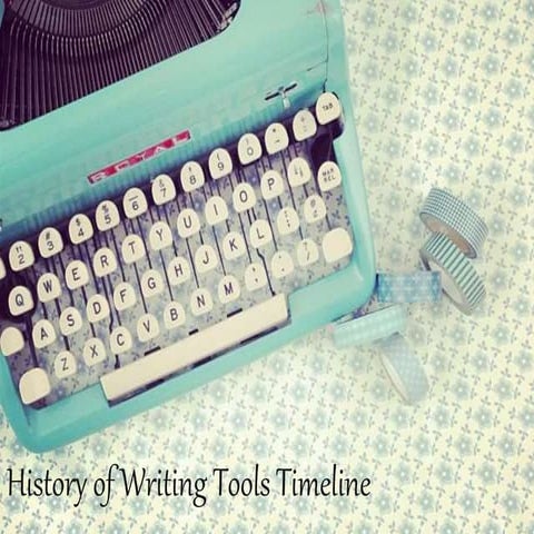 History of Writing Tools Timeline | POTX