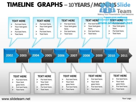 How to make abstract roadmap timeline display 5 power point slides and ...