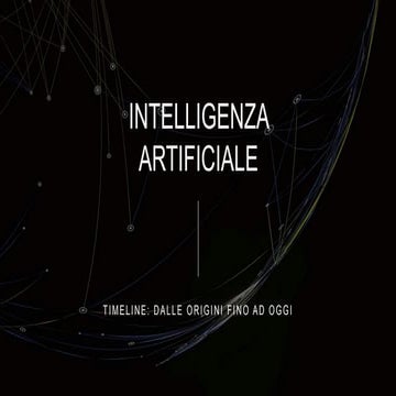 Timeline IA | PPTX | Artificial Intelligence | Technology & Computing