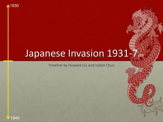 The Manchurian Incidend - LoN Simulation | PPTX | Death, Injury, or ...