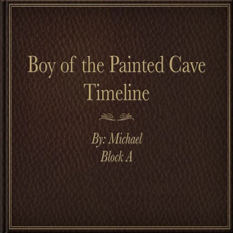 michael english painted cave timeline | PPT